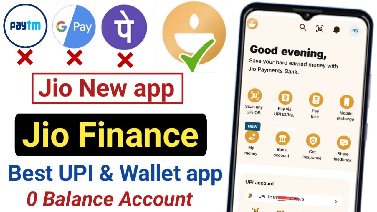 Jio Finance app 2024. Best UPI payment app. Jio Finance app overview ...