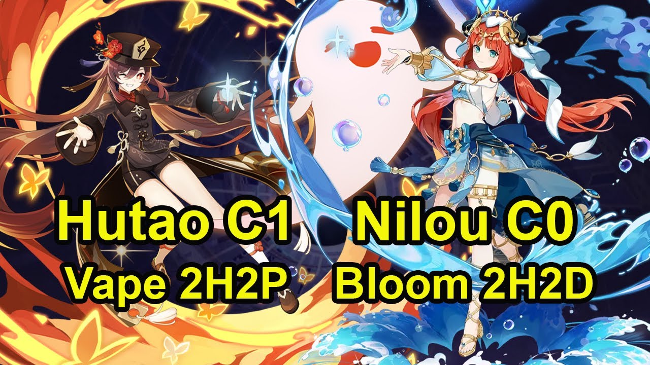 Hutao C1 2P2H | Nilou & Nahida C2 bloom 3.6 abyss floor 12 Genshin ...