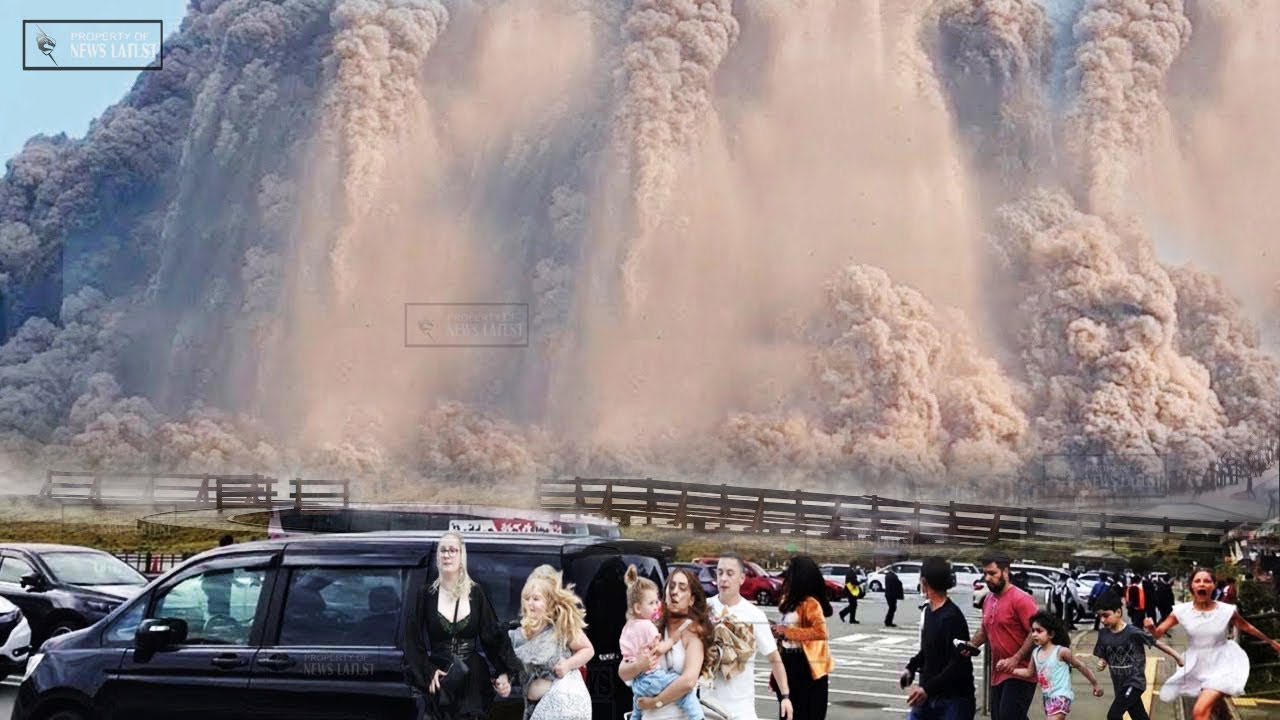 Horrible: 4nd Powerful Eruption, Terrifying Seconds of geysers Erupting ...