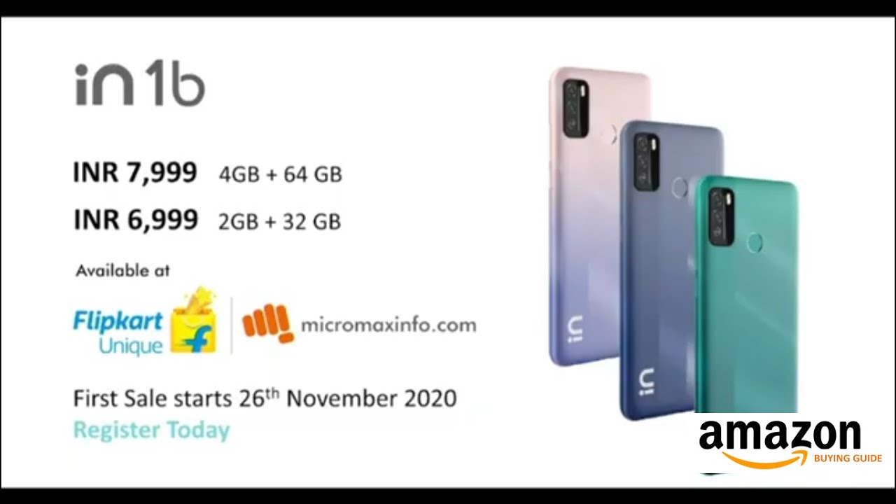 micromax 1b official release ad # micromax 2020 # amazon buying guide ...