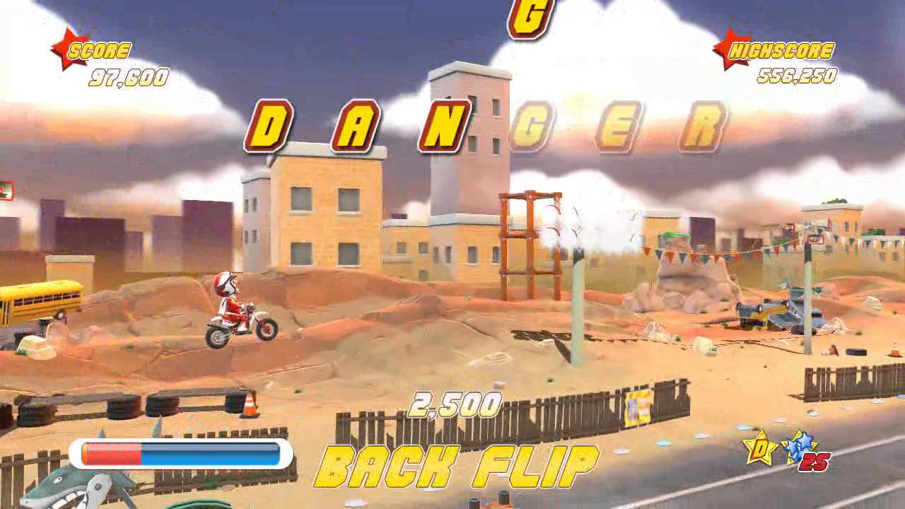 Joe Danger 1/3 Ps3 gameplay - YouTube