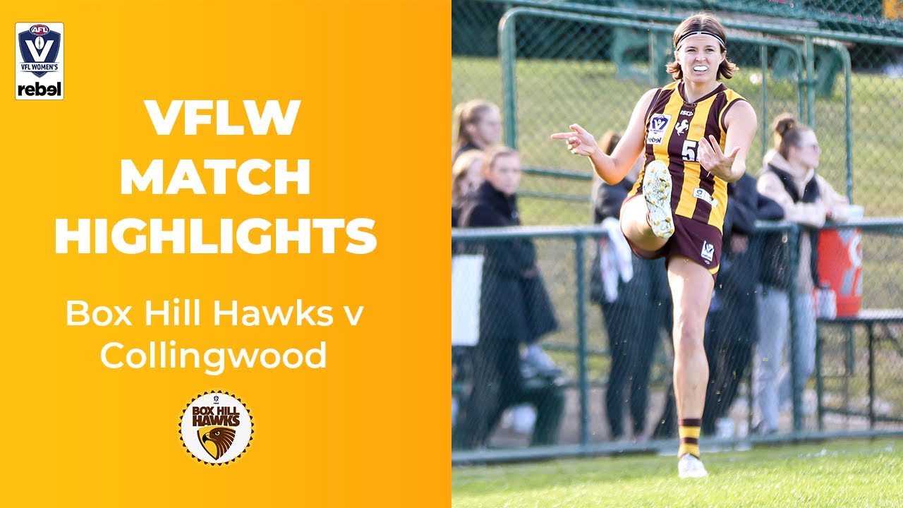VFLW match highlights | Box Hill v Collingwood - YouTube