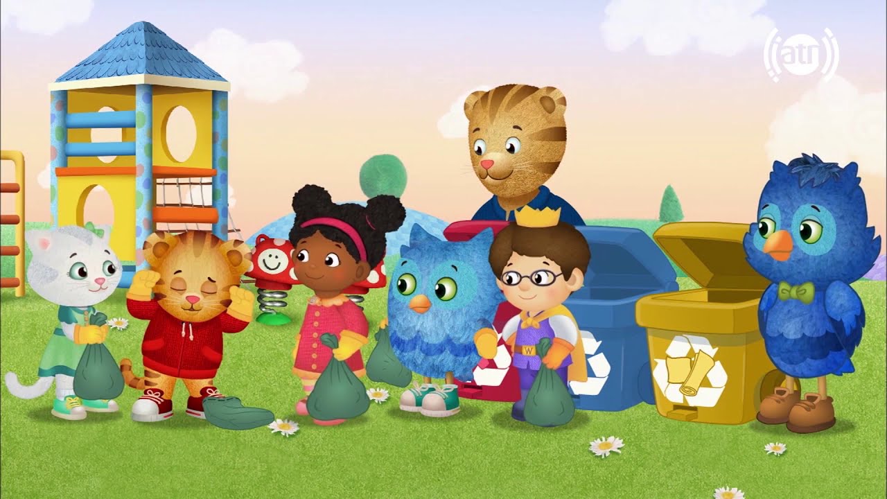 Daniel Tiger - Clean Up & Dinner in the Dark! Clip | دانی پلنگ در شام ...