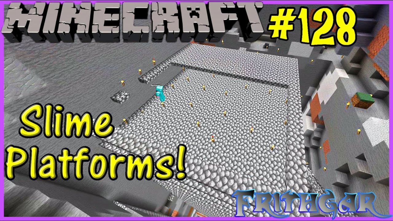 Let's Play Minecraft #128 Putting In Slime Platforms! - YouTube