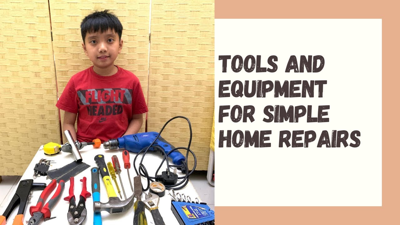 Tools and equipement for simple home repairs - YouTube