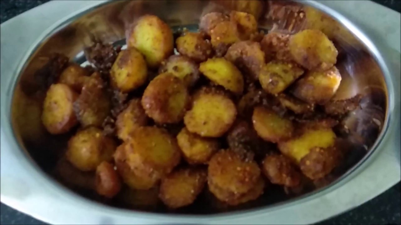Chamadumpa fry | Arvi Fry | Serves best with Rice - YouTube