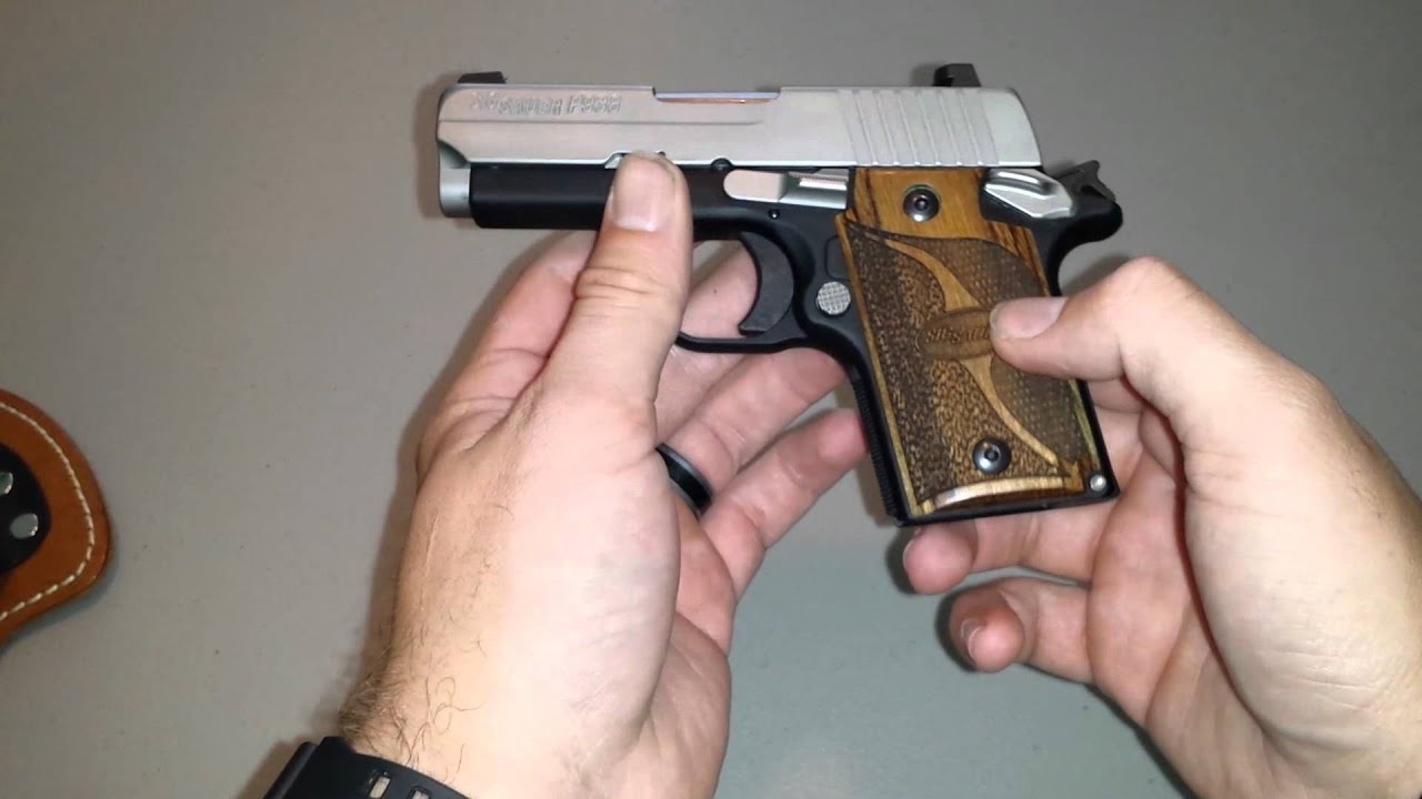 Sig P938 "shooting and review" - YouTube