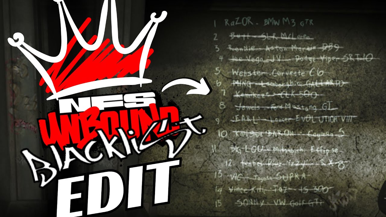 NFS Unbound Blacklist Bio's Edit - YouTube