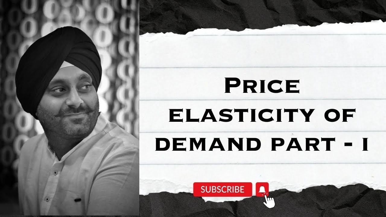 Price elasticity of demand - Introduction - YouTube