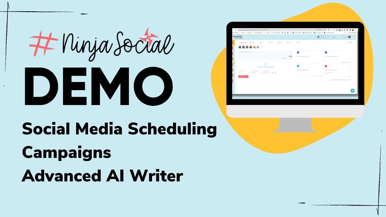 Ninja Social Demo - Social Media and Campaign Management Tool - YouTube