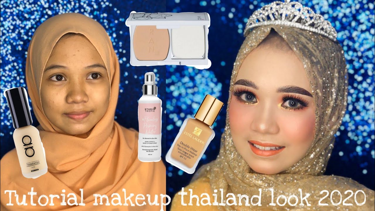 Tutorial makeup thailand look 2020 - YouTube