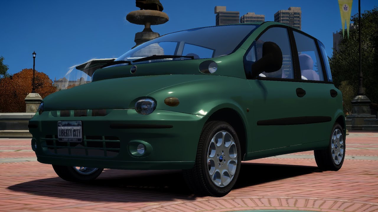 GTA IV FIAT MULTIPLA CRASH TESTING HD - YouTube
