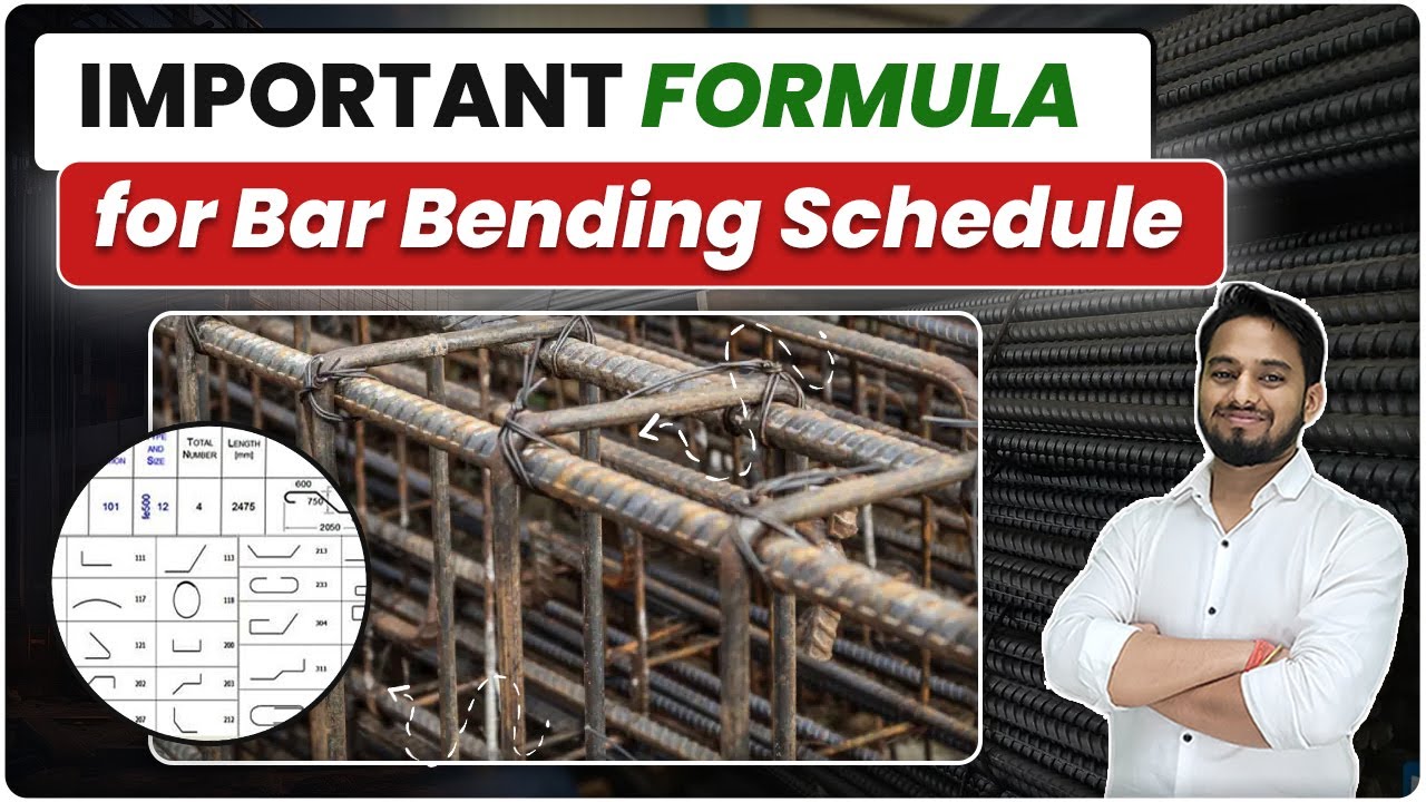 Most Important Formula for Bar Bending Schedule | BBS Basics and ...