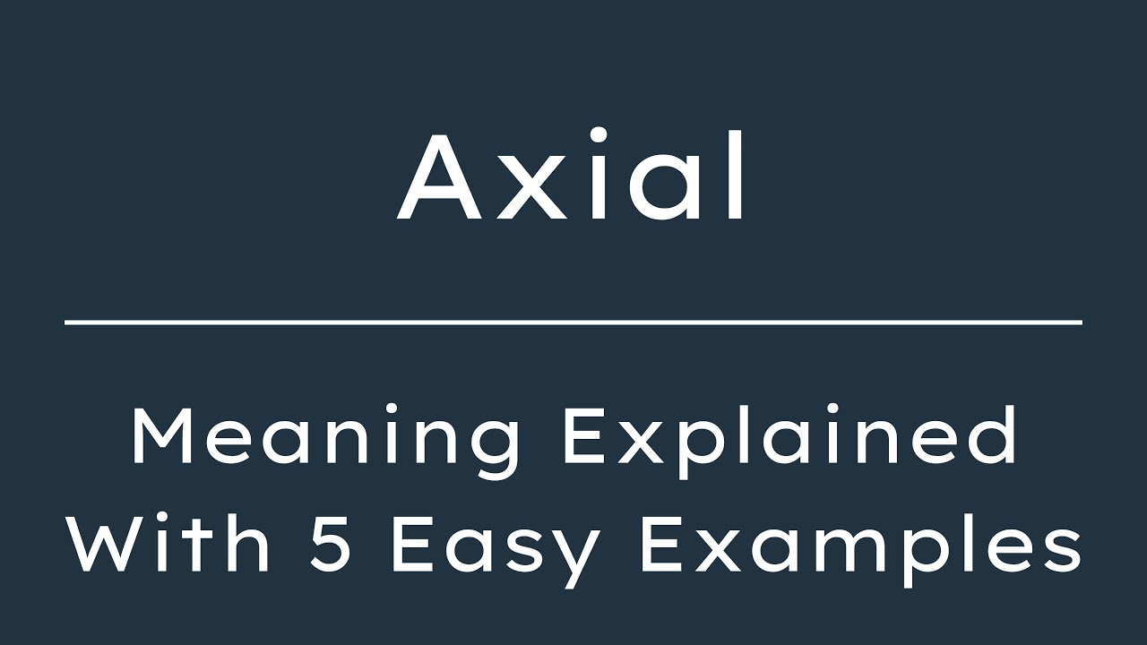What Does Axial Mean? Axial Meaning in English With 5 Example Sentences ...