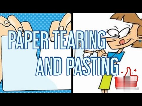 Paper Tearing and Pasting Activity - YouTube