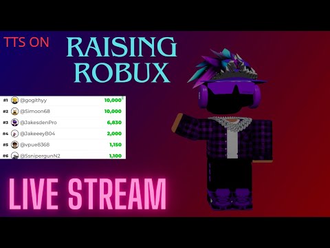 Rasing robux in pls donate live. (TTS ON) - YouTube