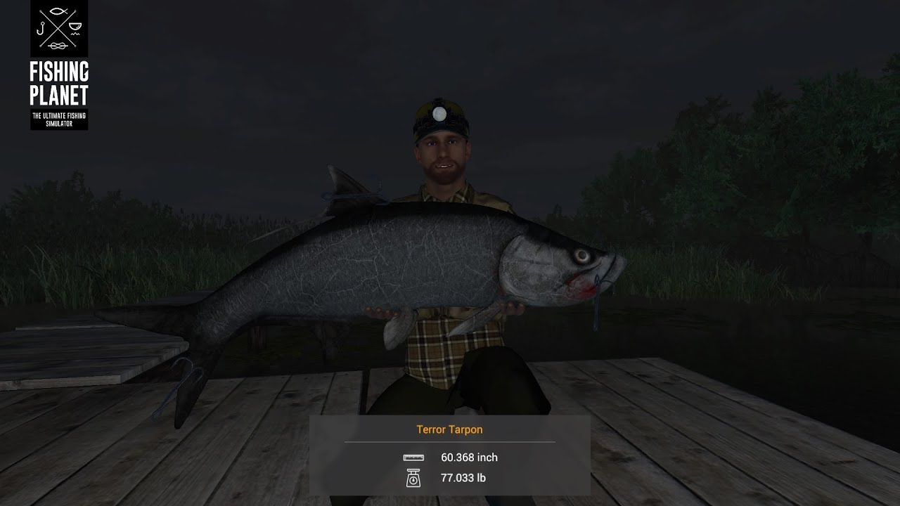 Terror Tarpon Monster Fish Guide At The Everglades Fishing Planet - YouTube