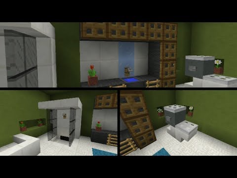 Comment faire une Salle de bain Minecraft - YouTube