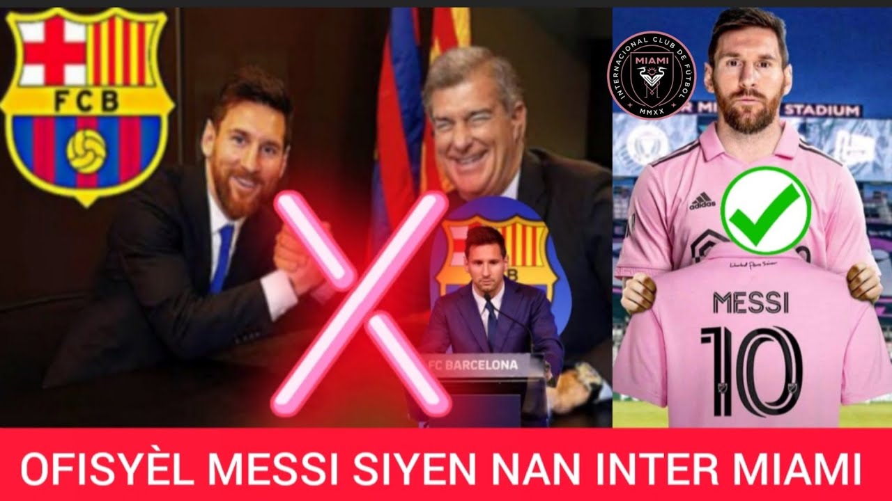 OFISYÈL MESSI SIYEN NAN INTER MIAMI/ ÈSKE MESSI FÈ YON BON CHWA/ ANPIL ...