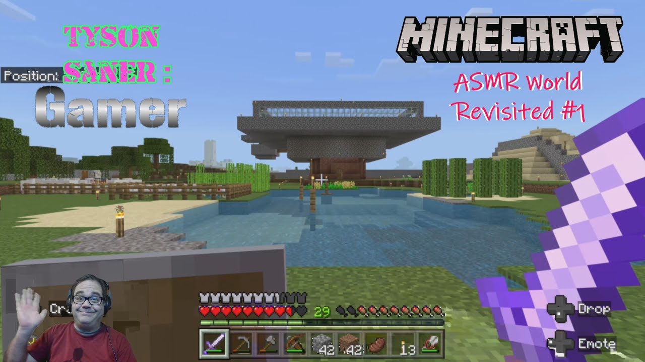 Original Minecraft ASMR World Revisited #1 - Tyson Saner: Gamer - YouTube