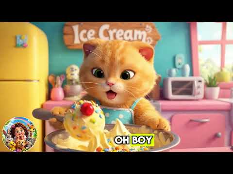 🐱🍳 Fat Chef Cat Cooks Delicious Food | Cute Cat Cooking Show for Kids | Fun 3D Kitchen Adventures 🍔🎶