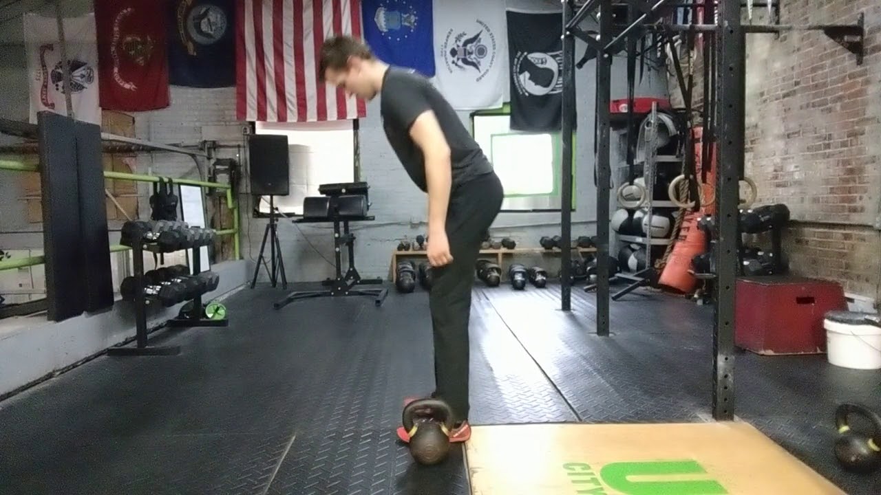 Strength Training: SA Kettlebell Suitcase Deadlift - YouTube