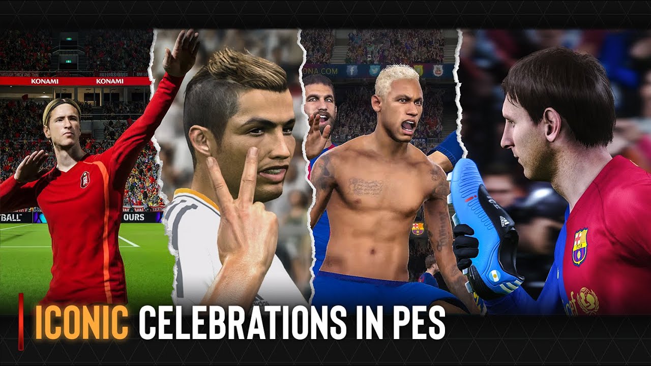 Iconic Celebrations In PES - YouTube