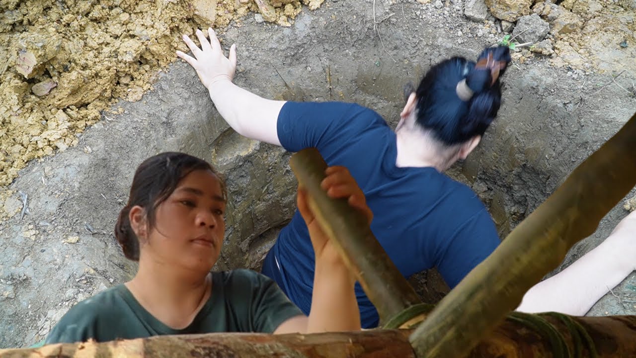 The Poor Girl's Journey Digging a Well to Find a Water Source for Ly ...