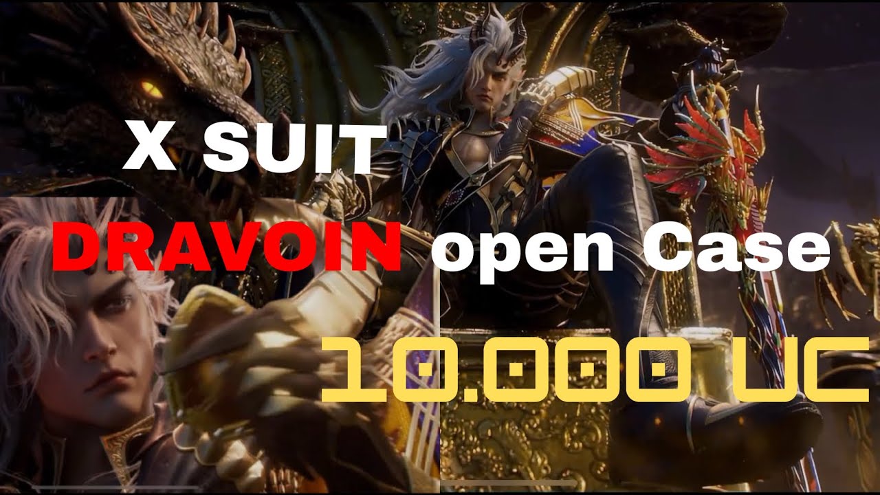 YANGI DRAVION X-SUIT OPEN CASE VA AWM OLAMIZ | 10.000 UC OPEN CASE ...