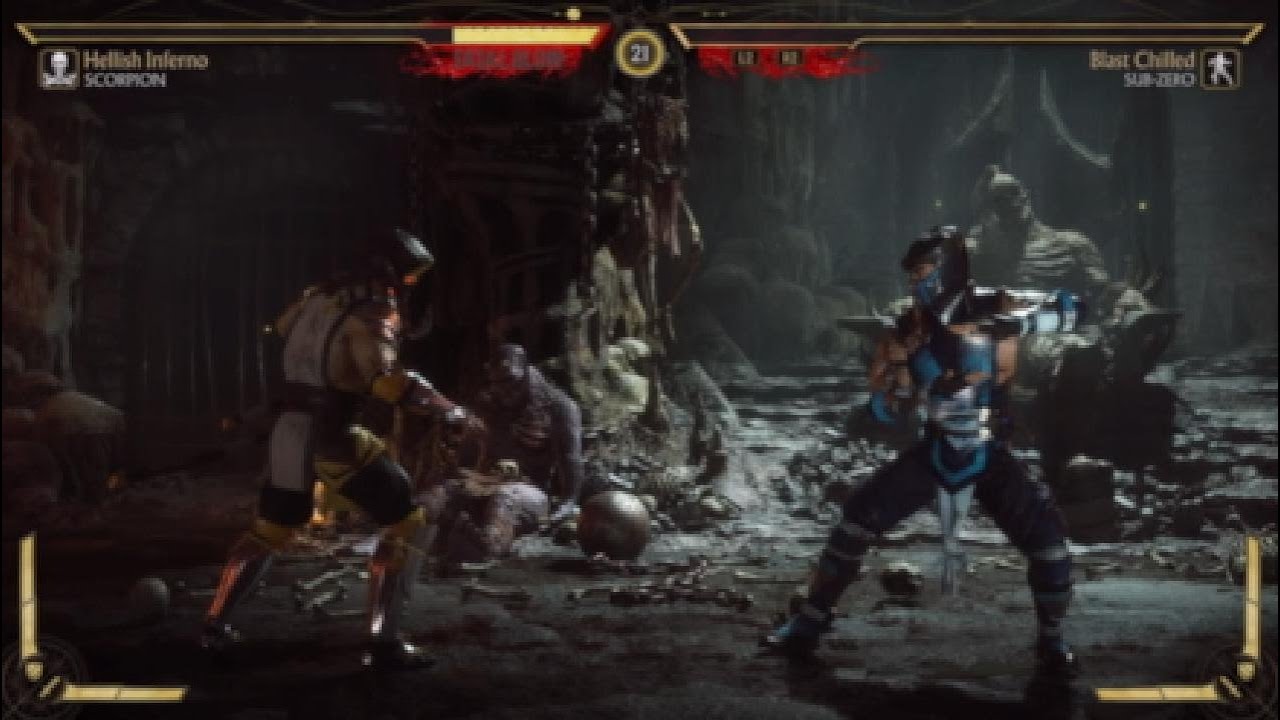 Mortal kombat 11 -Scorpion Vs Sub-zero (fire&ice) - YouTube
