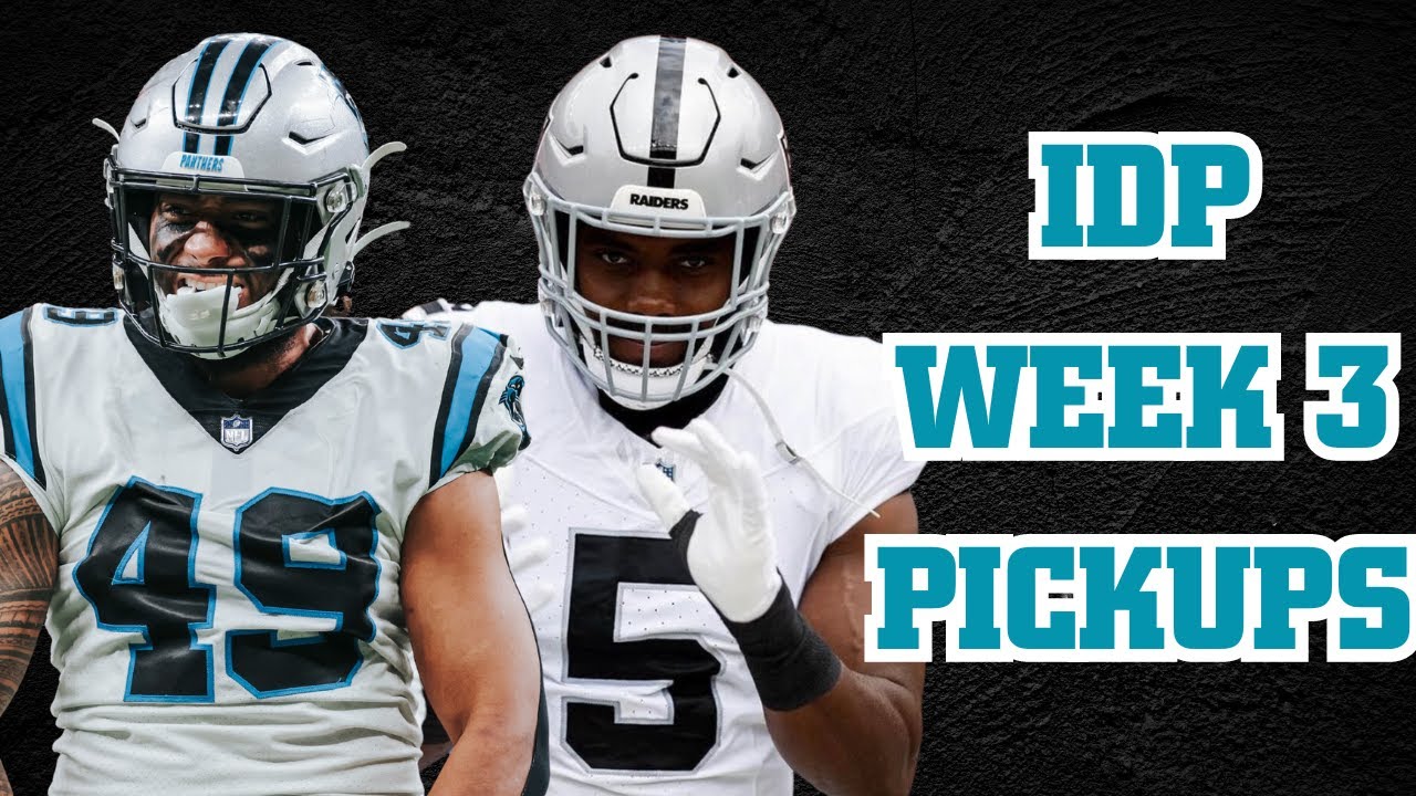 IDP Fantasy Football - 5 Waiver Wire IDP Players (2023 NFL Week 3 ...