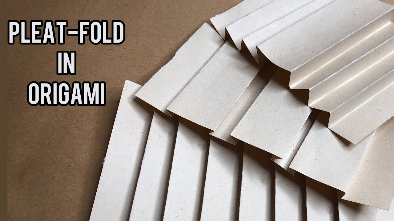 Easy Origami | Pleat-Folds |آموزش اوریگامی ساده چین و پلیسه - YouTube