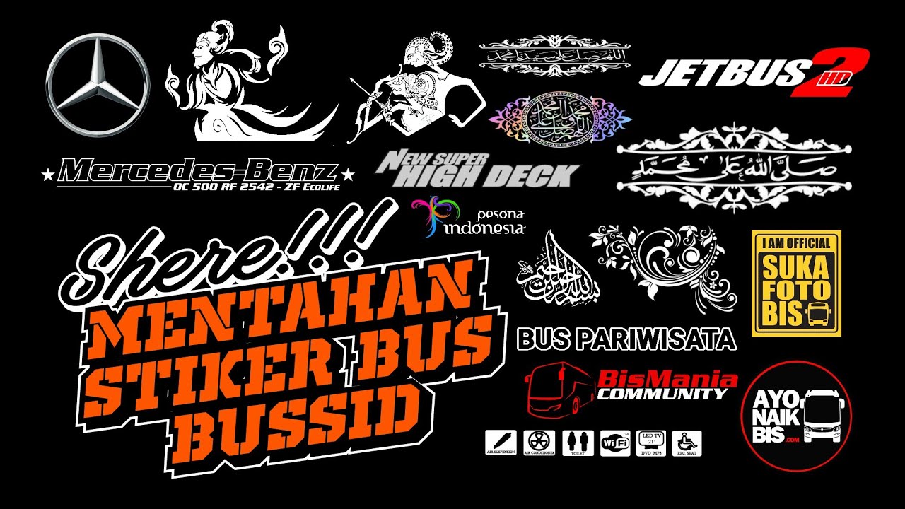 Shere mentahan sticker bus bussid||No password - YouTube