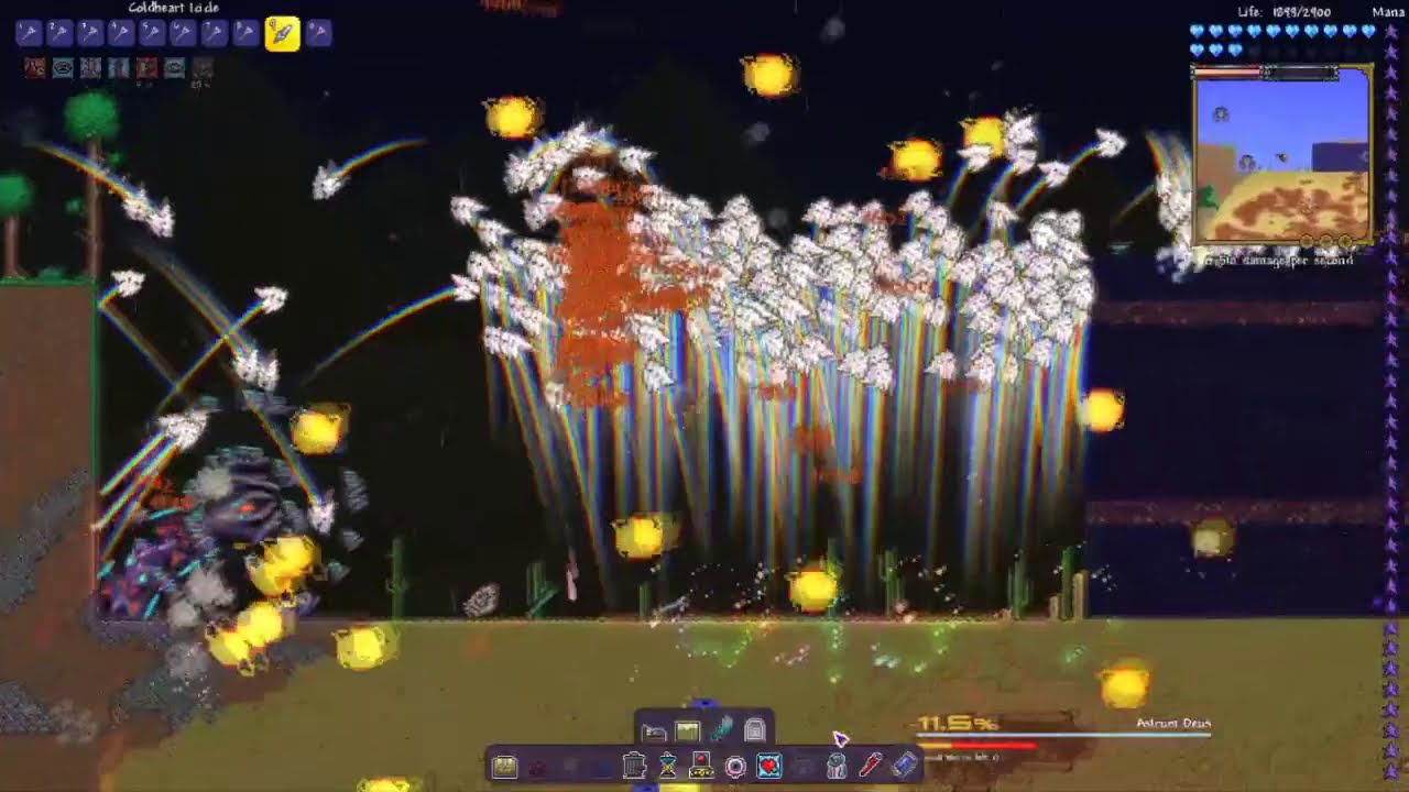 Terraria x49 Catastrophe vs Calamity Mod Death Mode Boss Rush ll ...