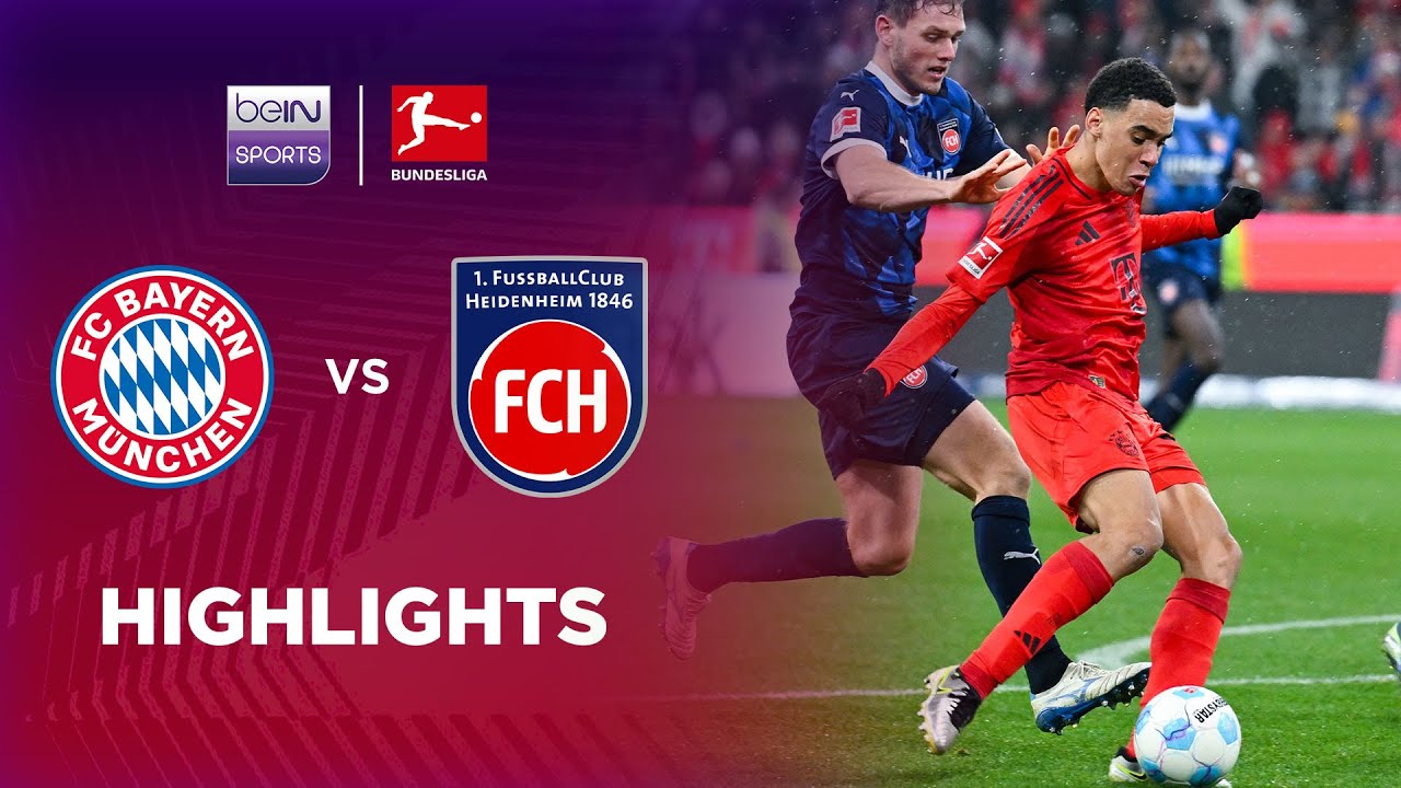 Bayern Munich v Heidenheim | Bundesliga 24/25 | Match Highlights - YouTube