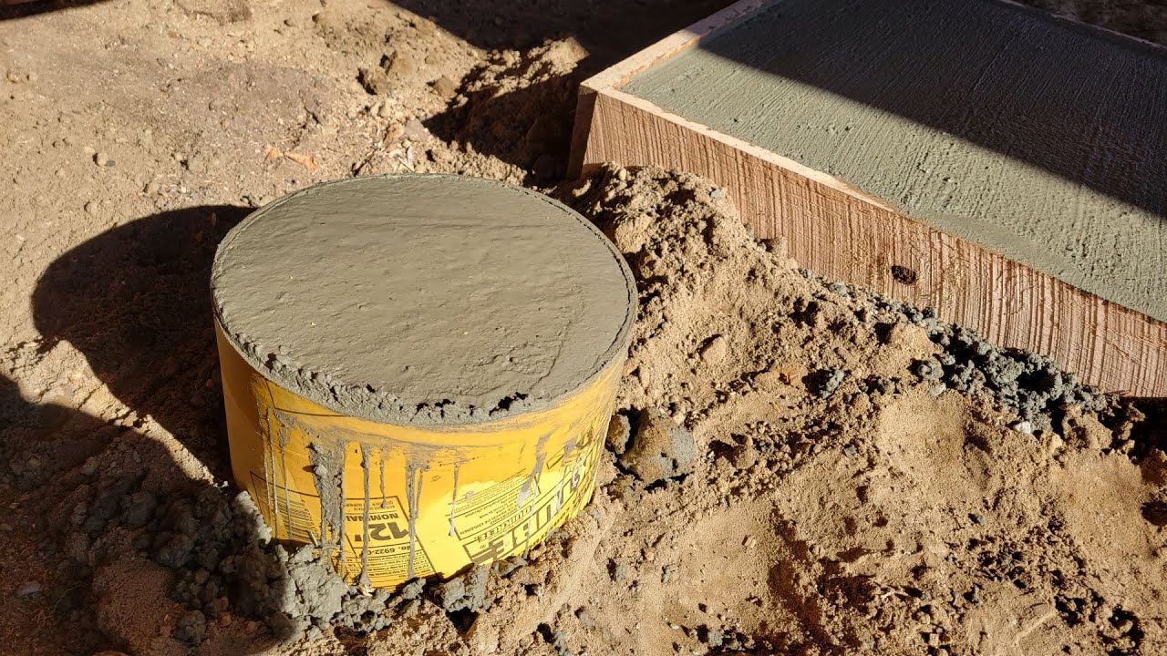 Geezers pouring concrete to support the Frick Sawmill husk - YouTube