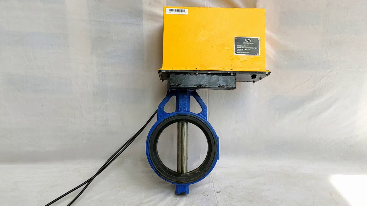Motorised Butterfly Valve - 6 inch - YouTube
