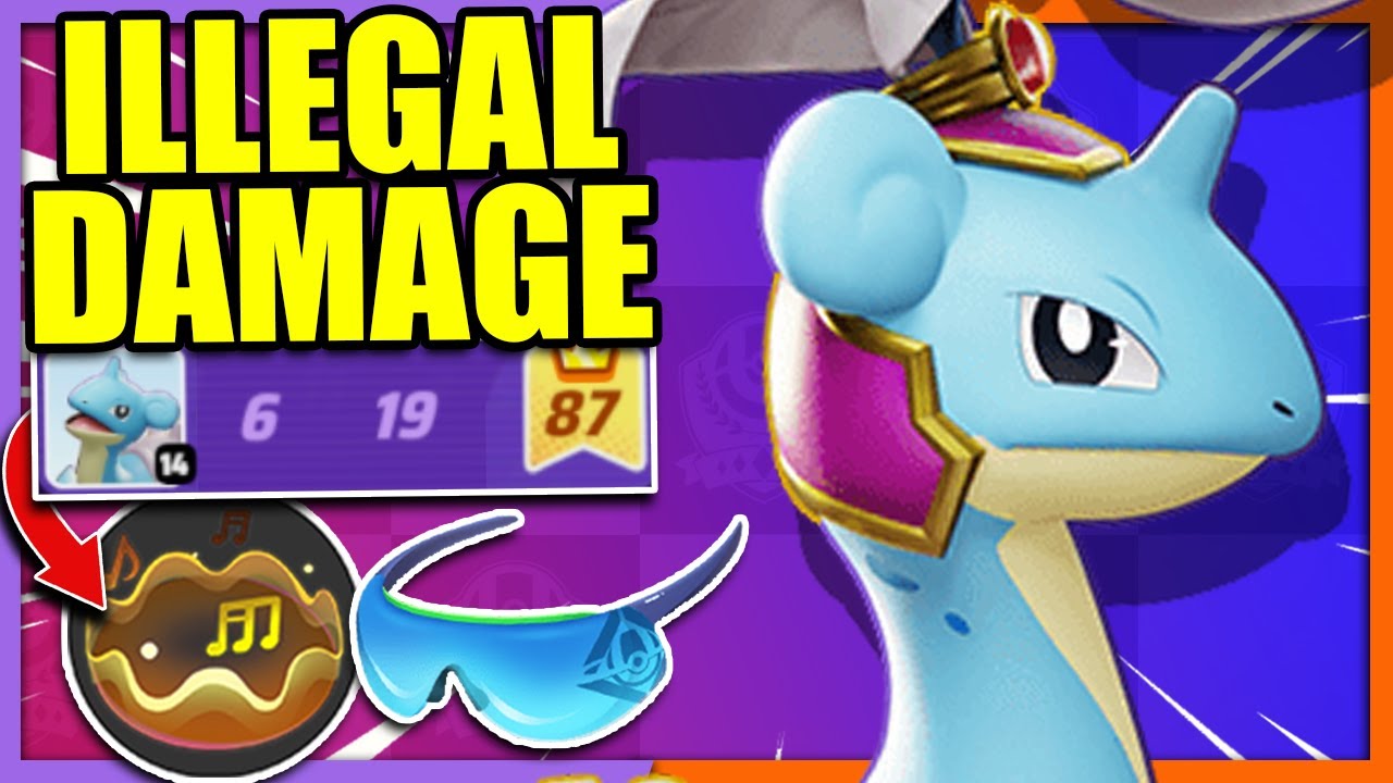 Insane Healing and Damage Stacking Perish Song LAPRAS | Pokemon Unite ...