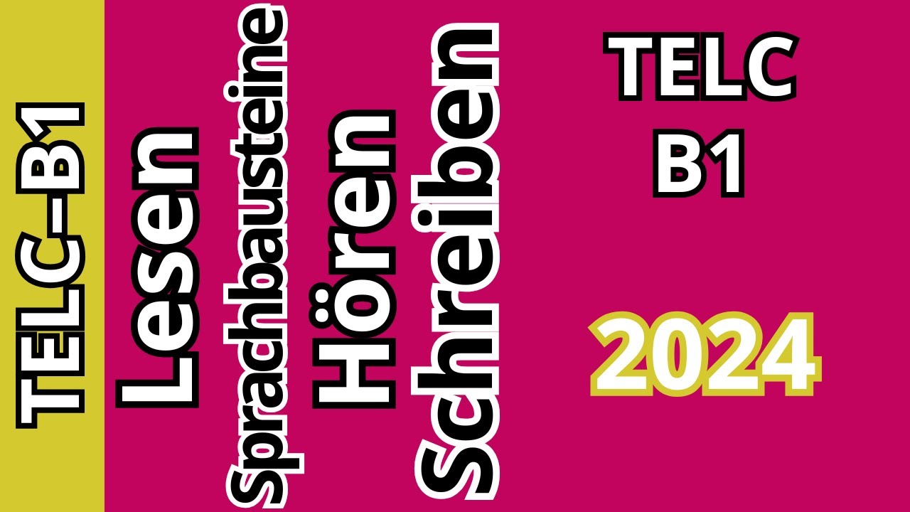 TELC B1 | Lesen, Sprachbausteine, Hören & Schreiben | Modelltest 1 ...