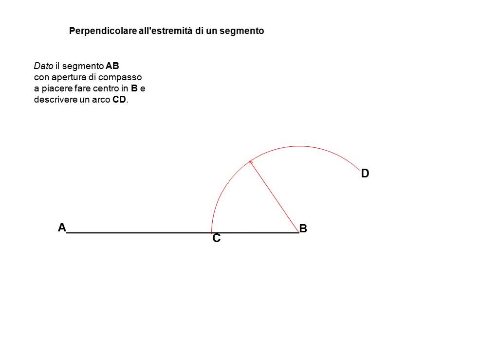Perpendicolare all'estremità di un segmento - YouTube