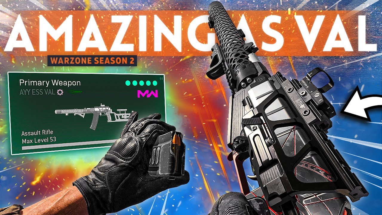 The AS VAL still ABSOLUTELY DESTROYS enemies in Warzone! (Fastest TTK ...
