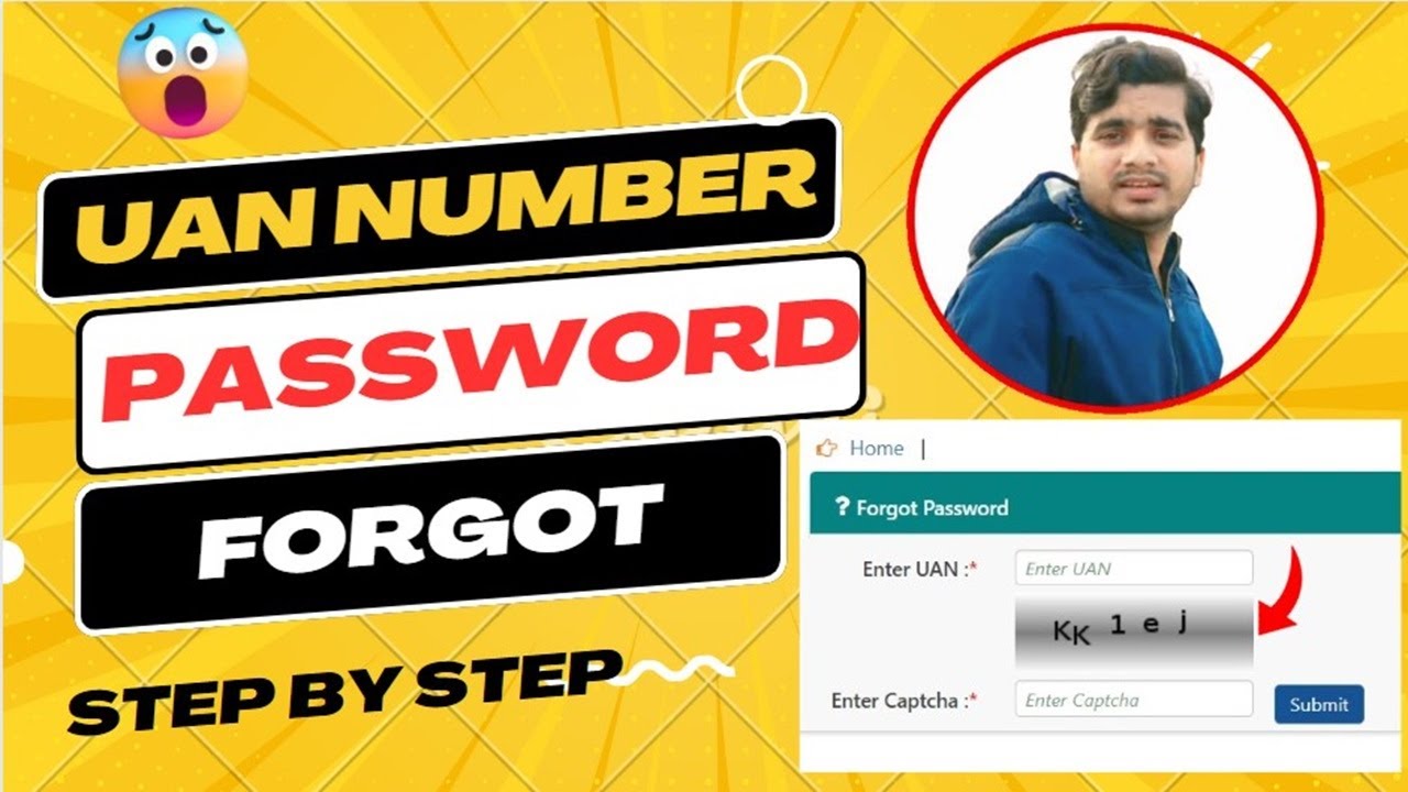 UAN Number और Password पता कैसे करें? | How To Forgot EPFO UAN Password ...