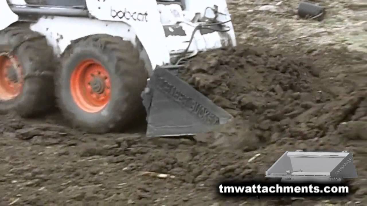 Thielen Machine & Welding Scraper Bucket - YouTube