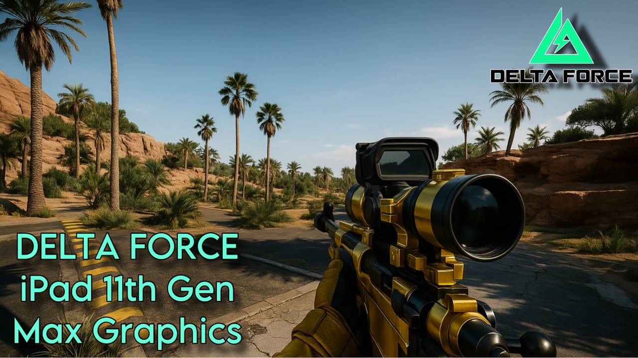 DELTA FORCE Mobile Gameplay on iPad 11th Gen A16 Max Graphics Test ...