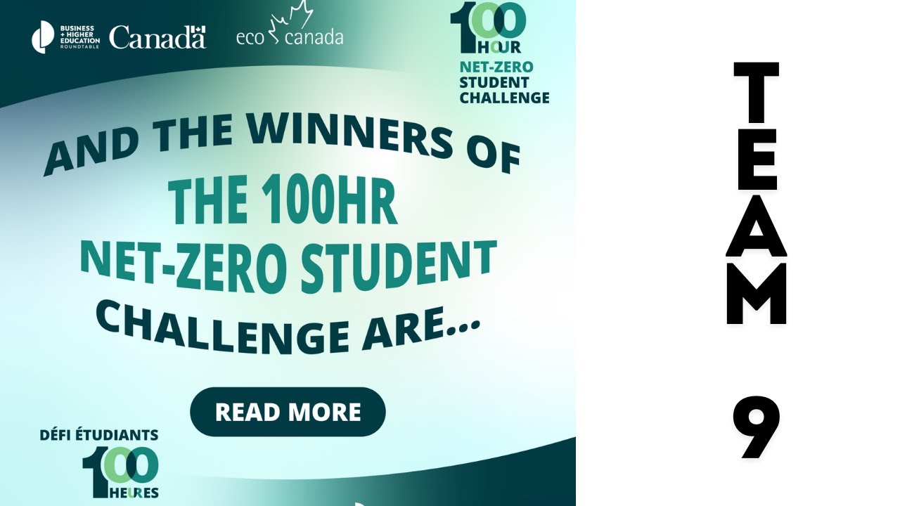Team 9: Winning Solution from the 100 Hour Net-Zero Student Challenge ...