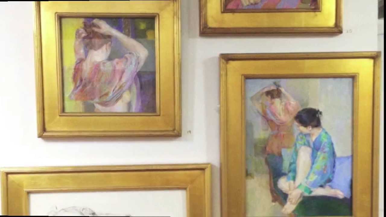 Student, Sydney McGinley Shows Her Work at the Barnstone Studios - YouTube