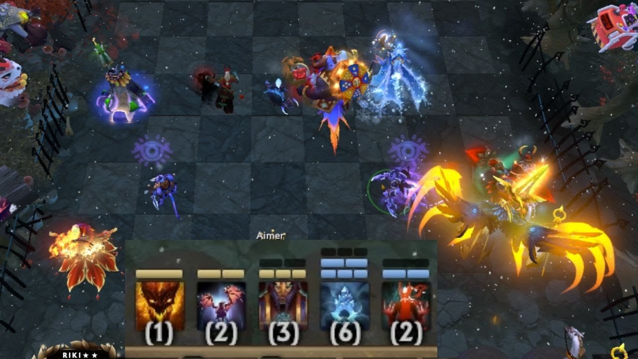 5dragon get rekt by harpy lina - Dota Auto Chess DAC - YouTube