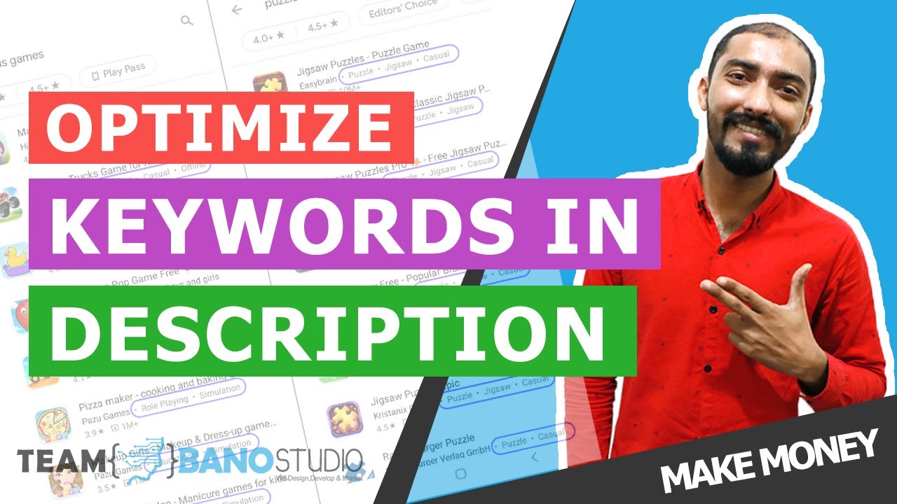 How To Optimize Keywords In Description Of Apps And Games - YouTube