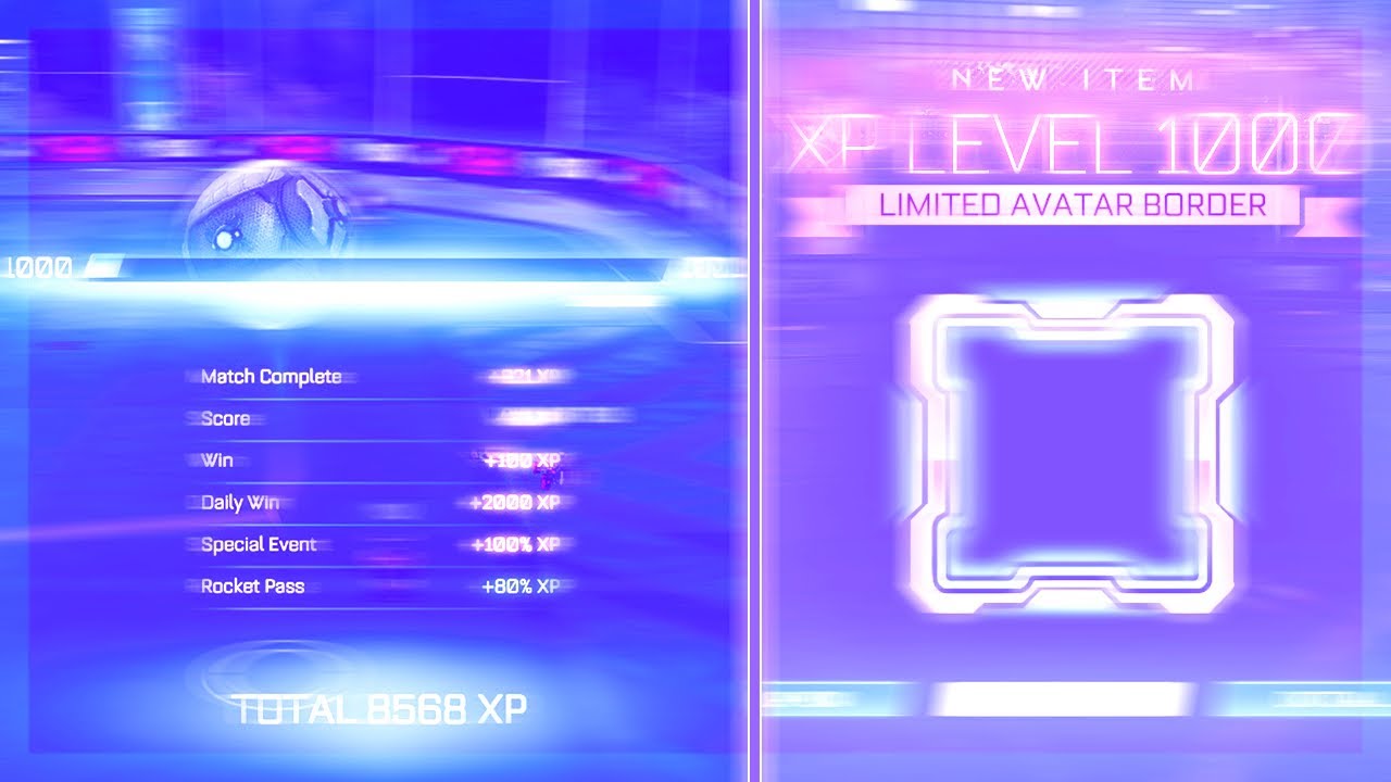 Reaching Level 1,000 In Rocket League After 5 Years! - YouTube