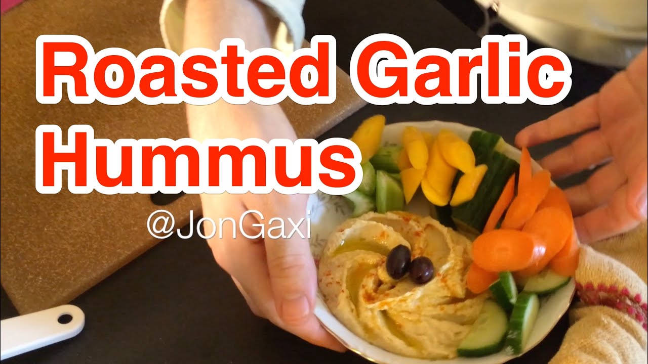 HOW TO MAKE ROASTED GARLIC HUMMUS FAST | Se2 Ep2 | 10-Minute Real Food ...